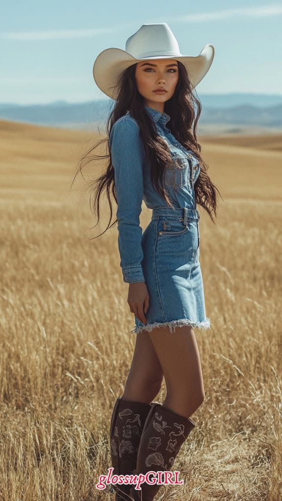 How to Style Cowboy Boots - GLOSS UP GIRL